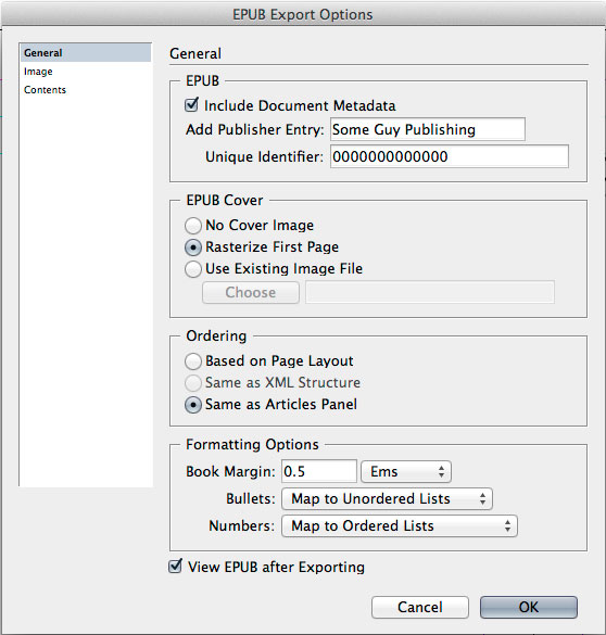 Export Your Book as an ePub file with InDesign (and your ePub as a Mobi ...