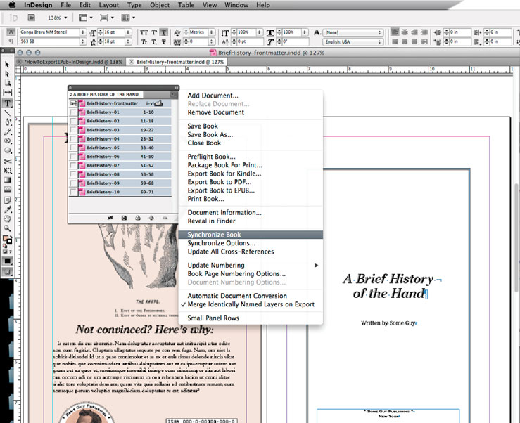 Export Your Book as an ePub file with InDesign (and your ePub as a Mobi ...