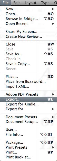Export Your Book as an ePub file with InDesign (and your ePub as a Mobi ...