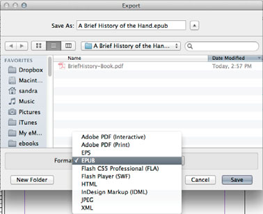 Export Your Book as an ePub file with InDesign (and your ePub as a Mobi ...