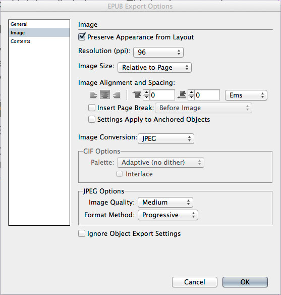 Export Your Book As An Epub File With Indesign And Your Epub As A Mobi File With Calibre